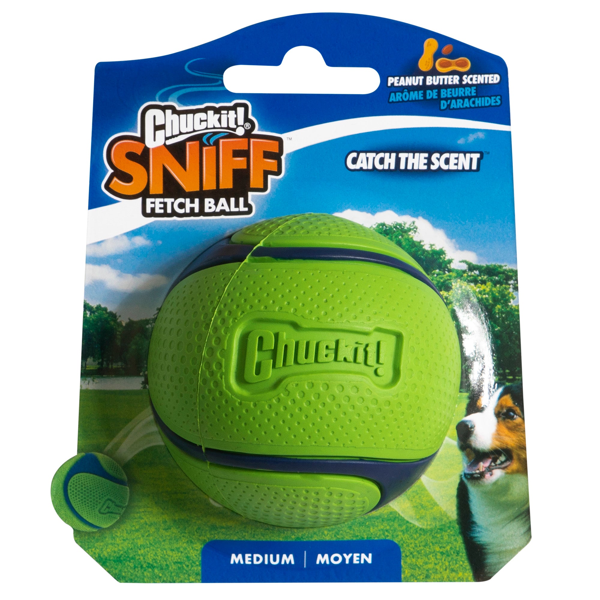 Chuckit! Peanut Butter Sniff Fetch Ball | Petmate