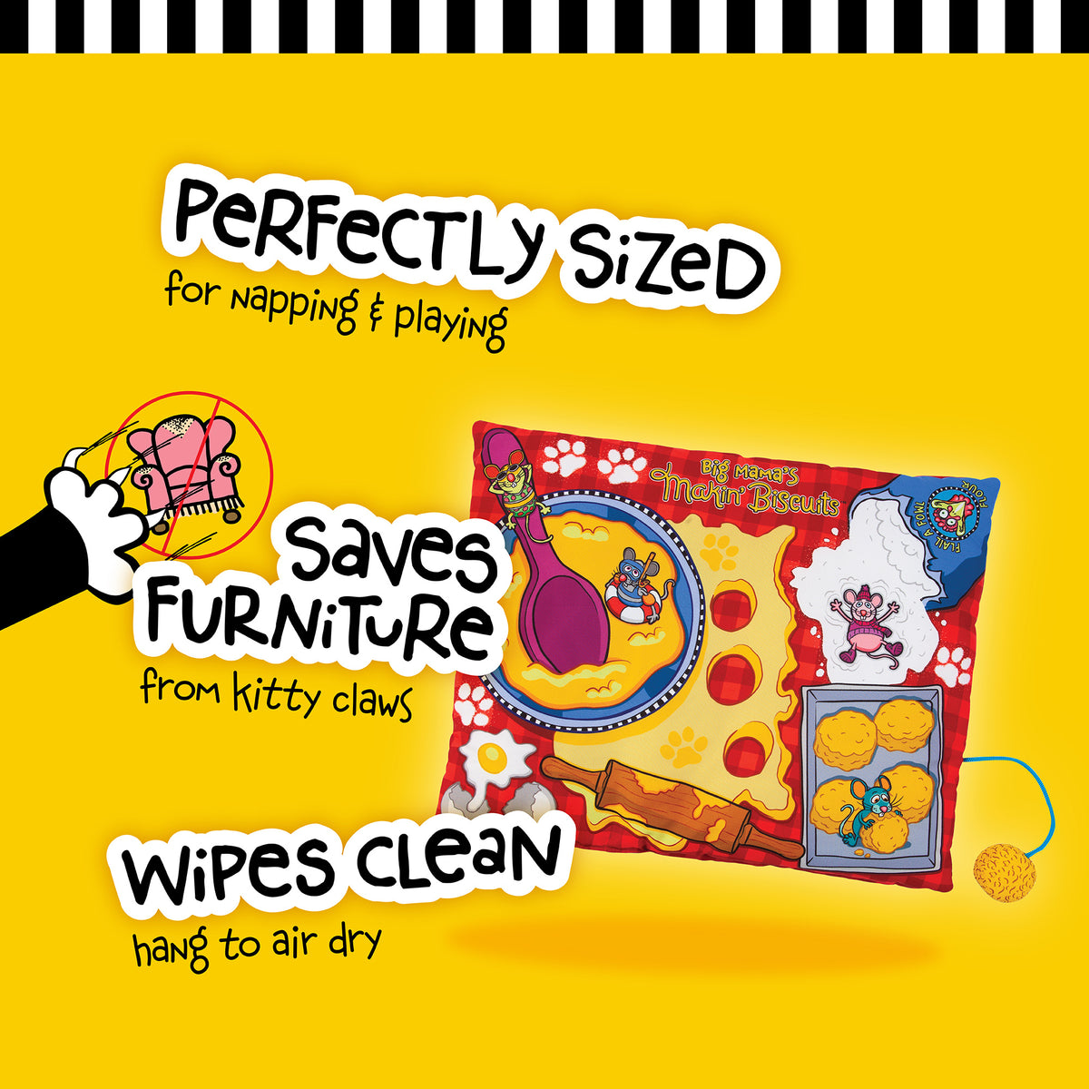FAT CAT Big Mama's Makin' Biscuits Boogie Mat | Petmate