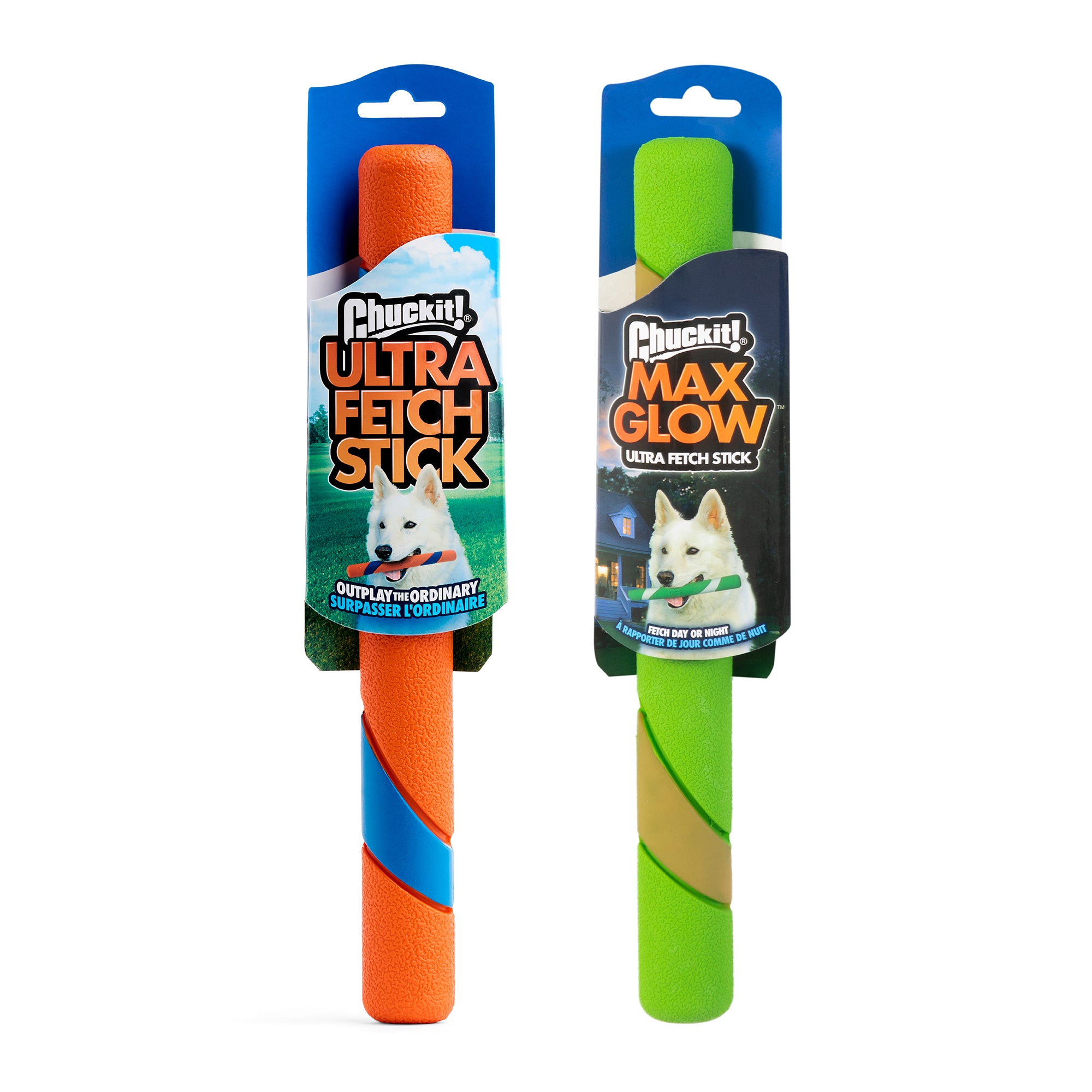 Chuckit! Day & Night Ultra Fetch Stick 2 Pack – Petmate