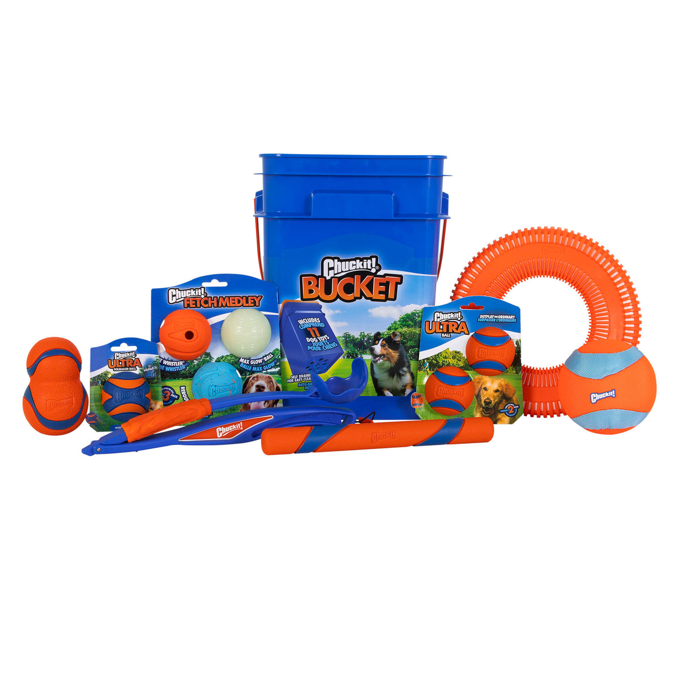 Chuckit! Bucket With Ultra Balls - Petmate
