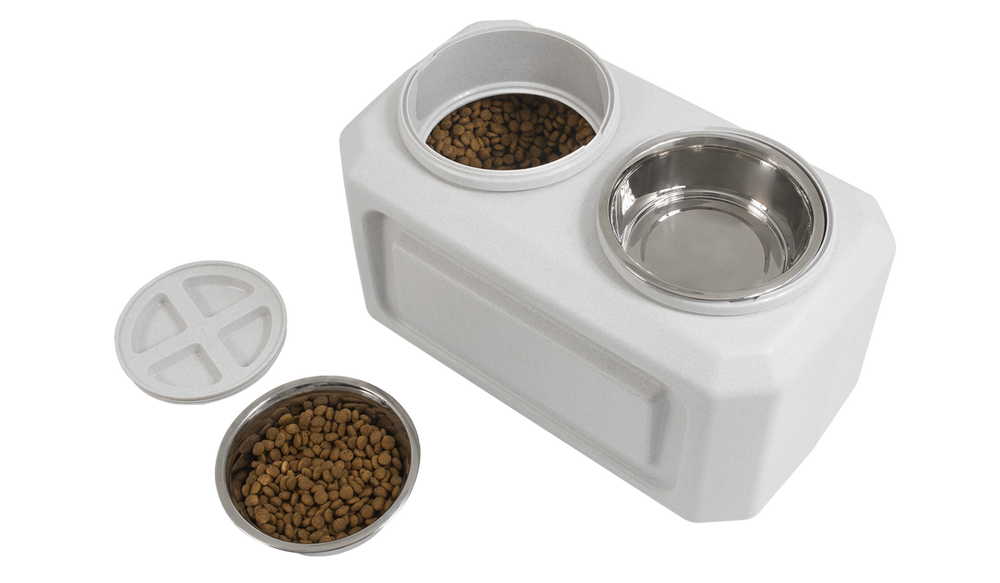 Vittles Vault Elevated Storage Dog Feeder - Petmate