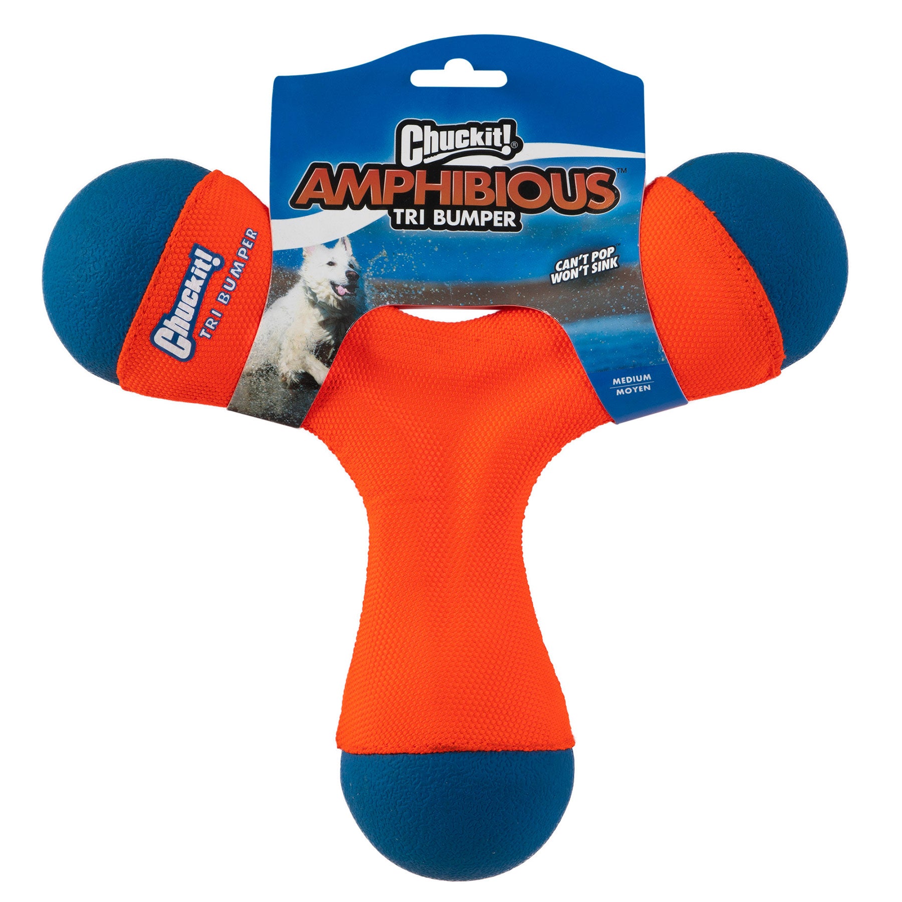 Chuckit! Amphibious Tri-Bumper Fetch Toy | Petmate